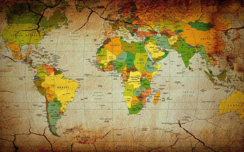 Download Free Large World Map Poster