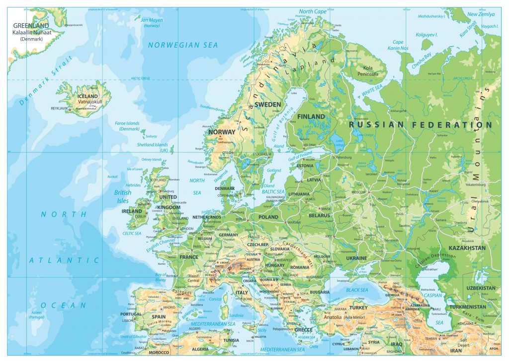 7 HD Free Large Labeled Map Of Eastern Europe PDF Download