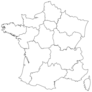 4 Practical Free Printable Outlined France Maps
